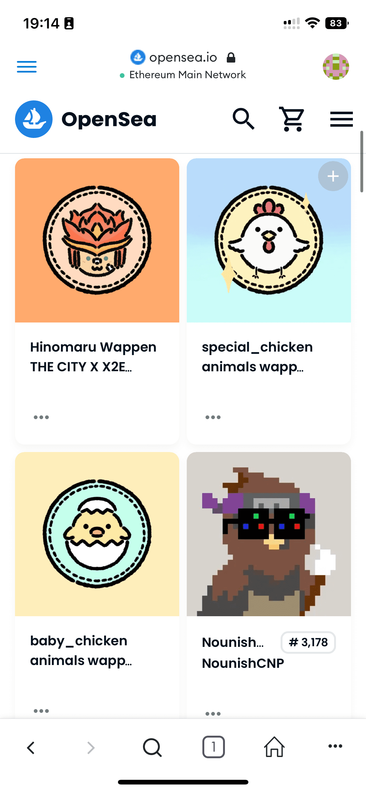 OpenSeaのHidden（非表示）を再表示する方法｜NFTが確認できないときに